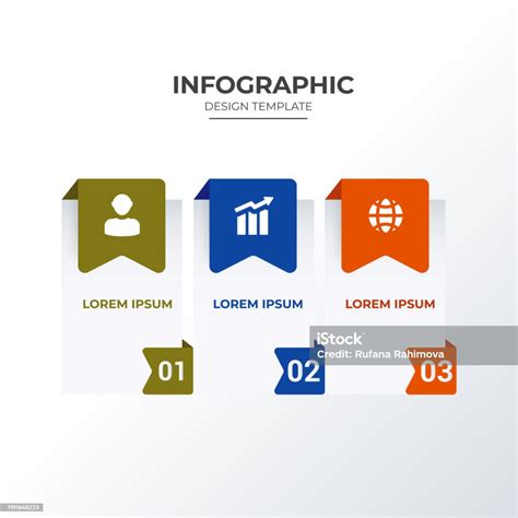 세 개의 수직 인포그래픽 템플릿 디자인 3개의 아이콘 옵션 단계 또는 프로세스가 있는 비즈니스 개념 인포그래픽 벡터 시각화는 워크플로 레이아웃 다이어그램 연례 보고서 웹에