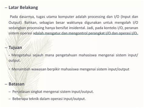 Sistem Input Output Pptx