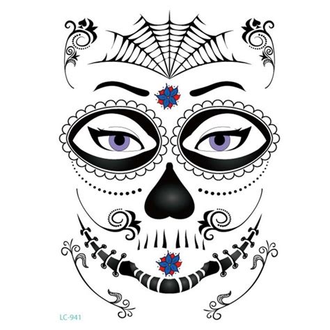 Тату ескізи на обличчі 48 фото