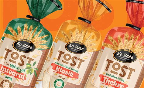 Ko Bake © Bread Tost Packaging Design On Behance
