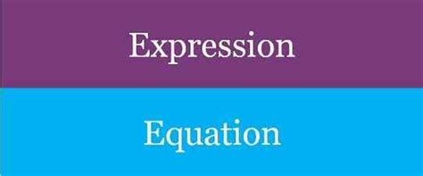 Différence Entre Lexpression Et Léquation Diffexpert