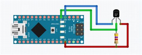 Измерване на температура с Arduino Nano и Ds18b20 сензор Ardudevelop Eu