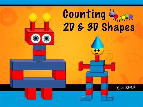 Play Counting Shapes 2d And 3d By Cici Lampe On Tinytap