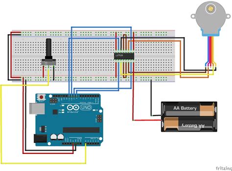 Arduino How To Control A Stepper Motor With Potentiometer 5 Steps With Pictures
