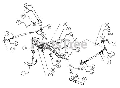 Cub Cadet 2166 13a 254g100 Cub Cadet Garden Tractor Front Axle And Connections Parts Lookup