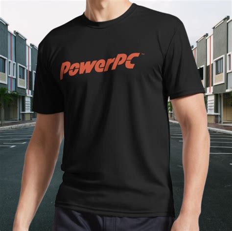Powerpc Logo Active T Shirt Funny Size S To 5xl Ebay