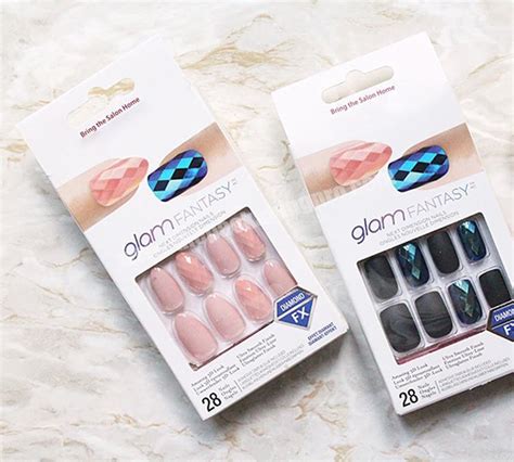 Empty Fancy Fake Press On Nail Packaging False Nail Foil Boxes