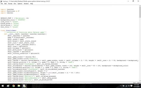 Othello Game Python Tkinter Project In Python With Source Code And Report Download Kashipara