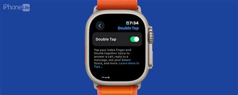 how to fix apple watch double tap gesture not working