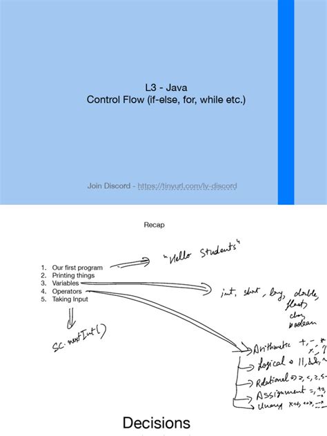 Java Control Flow Basics And Loops Pdf Control Flow C