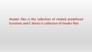 What Is Variables And Header Files Ppt