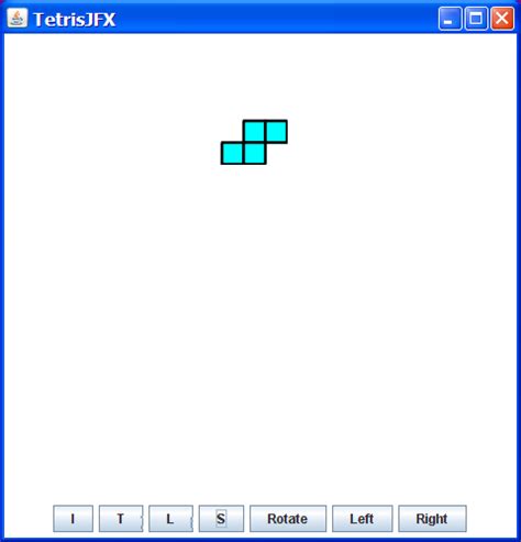 Давайте создадим игру тетрис в скомпилированном скрипте Javafx
