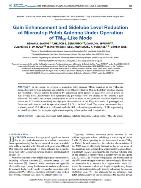 Gain Enhancement And Sidelobe Level Reduction Of Microstrip Patch Antenna Under Operation Of