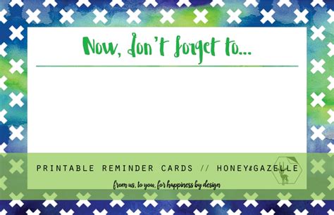 Free Printable Reminder Notes Printable Templates