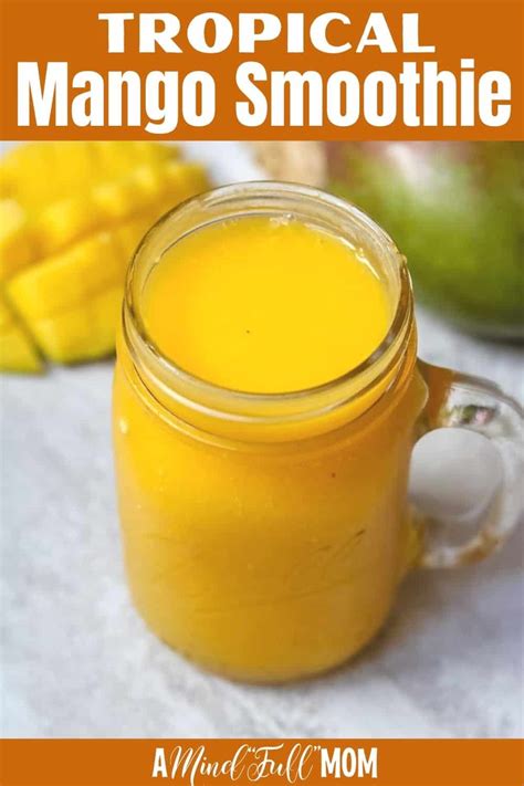 Easy Mango Smoothie Recipe