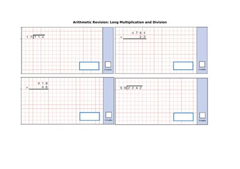 Arithmetic Practice Year 6 Teaching Resources