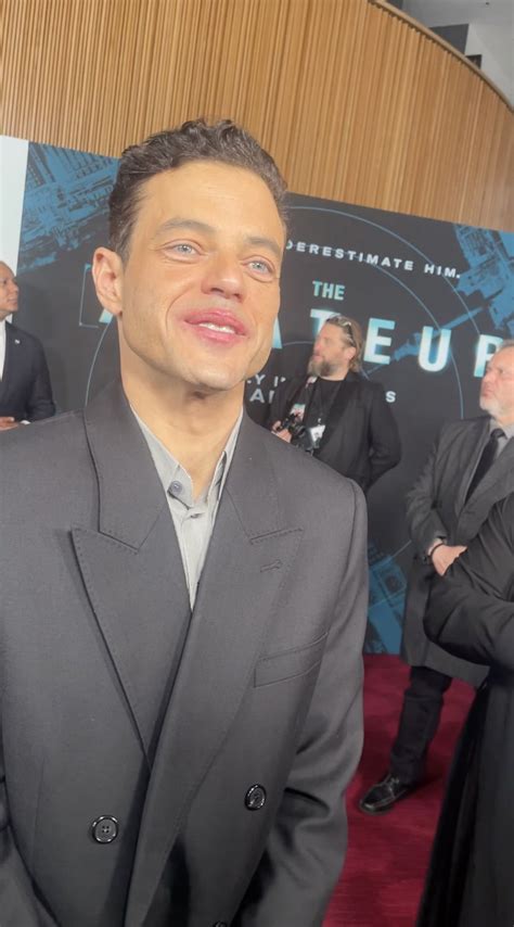 Rami Malek Opens Up About Working On The Amateur Film