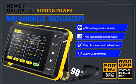 Dso152 Mini Handheld Digital Oscilloscope For Fnirsi 2 5msa S 200khz Analog Bandwidth 800vpp