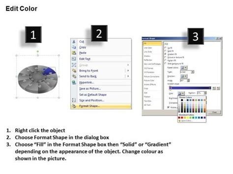 Powerpoint Slide Business Designs Puzzle Segment Pie Chart Ppt Themes