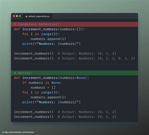 Banias Baabe On Linkedin One Big Mistake In Python Using Mutable