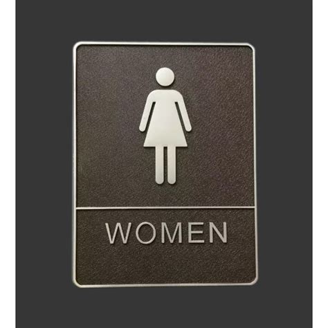 Creative Man Woman Toilet Signs Prompt Washroom Signage Wc Decals