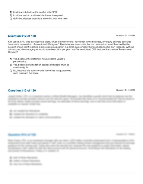 SOLUTION Cfa Level 1 Mock Exam Part 4 Studypool
