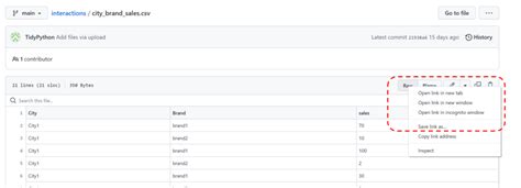 How To Download Csv Files From Github