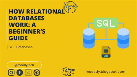 How Relational Databases Work A Beginners Guide Meedy Tech
