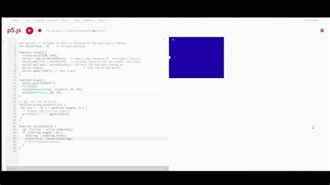 Serial Inputoutput W Arduino And P5js Youtube