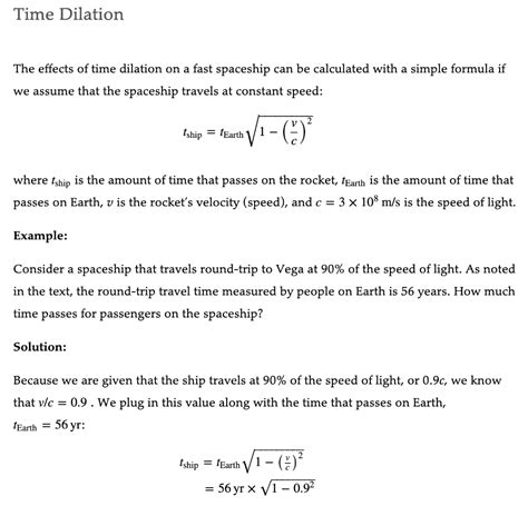 Solved 55 Relativistic Time Dilation Use The Time Dilation