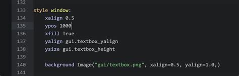 How Do I Move My Textbox Along Wtih My Text Im New To Renpy Rrenpy