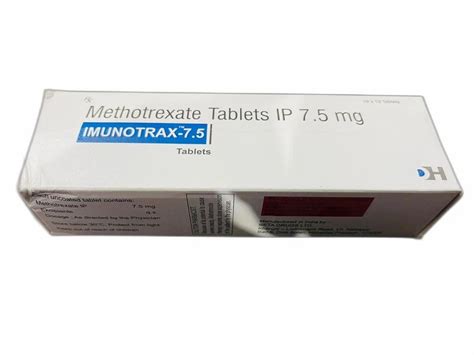 7 5mg Methotrexate Tablets Ip At ₹ 350 Box Methotrexate Tablets In Patna Id 2850678291848