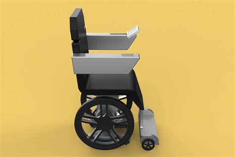 Smart Wheelchair Electric Autonomous Robot Climbing Stairs 3d Model By Surf3d