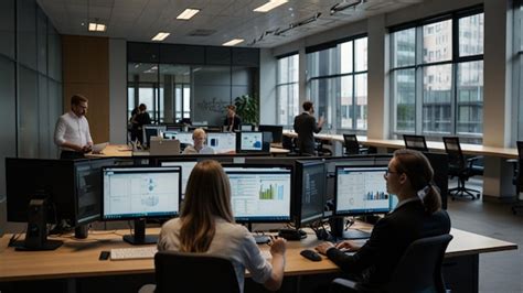Hybrid Work Environments Premium AI Generated Image