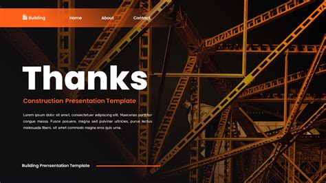 Building Construction Powerpoint Template Presentation Templates