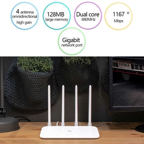 Jual Xiaomi Mi Router 4A Giga Version Dual-Core Full Gigabit 4 Wireless ...