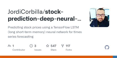 Github Jordicorbillastock Prediction Deep Neural Learning