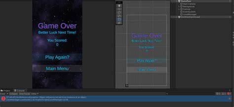 nullreferenceexception error ask gamedev tv