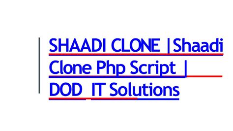 Ppt Online Readymade Shaadi Clone System Dod It Solutions Powerpoint Presentation Id11343477