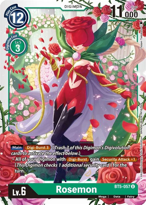 Rosemon Digimon Cards — Card List And Prices 2026 Tcg Stacked