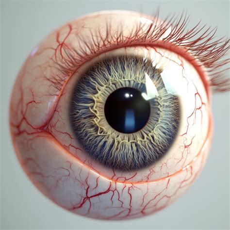 Animated 3d Cartoon Eye Anatomy Blinking Details Premium Ai Generated Image