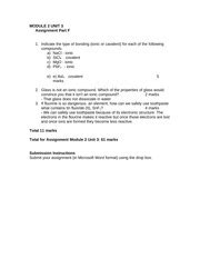Module 2 Unit 3 Assignment F MODULE 2 UNIT 3 Assignment Part F 1