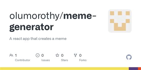 Github Olumorothy Meme Generator A React App That Creates A Meme