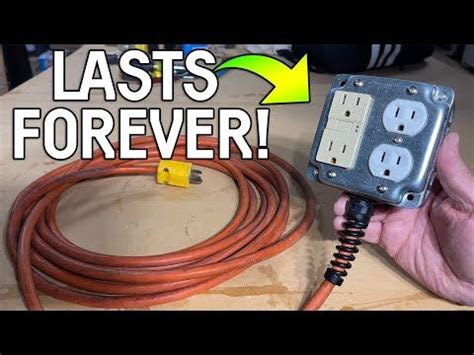 HOW TO MAKE A SUPER EXTENSION CORD Perfect For Christmas YouTube Diy Electrical