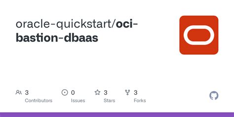 GitHub Oracle Quickstart Oci Bastion Dbaas