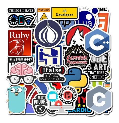Kit 50 Adesivos Programação Ti Para Notebook Mercado Livre