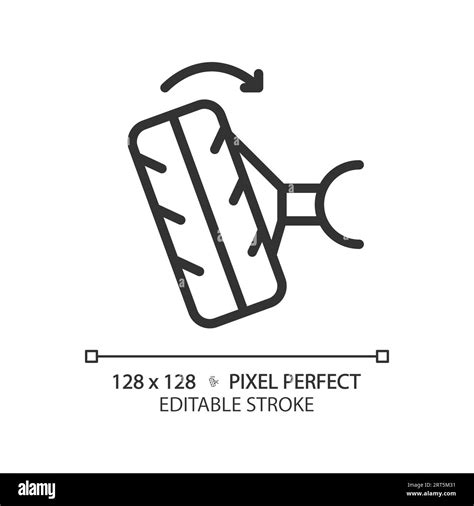 2d Customizable Thin Line Black Car Wheel Alignment Icon Stock Vector Image And Art Alamy