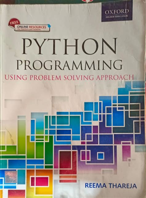 Buy Python Programming Using Problem Solving Approach By Reema Thareja