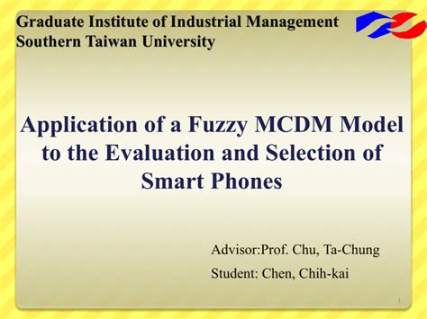 Application Of A Fuzzy Mcdm Model Smart Phones