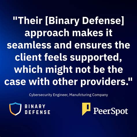 Binary Defense On Linkedin Testimonialtuesday Mdr